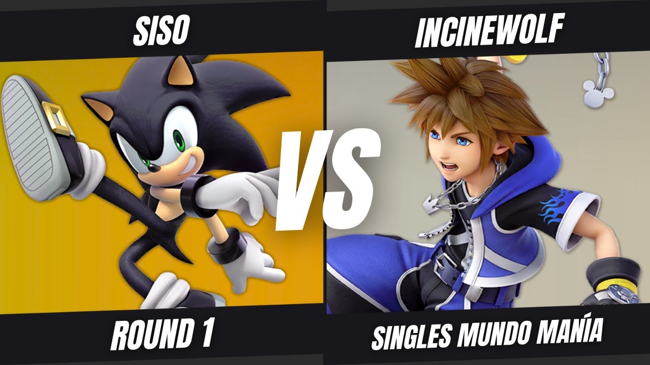 Siso (Sonic) VS Incinewolf (Incineroar/Sora) Round 1 | Smash Carabobo ...