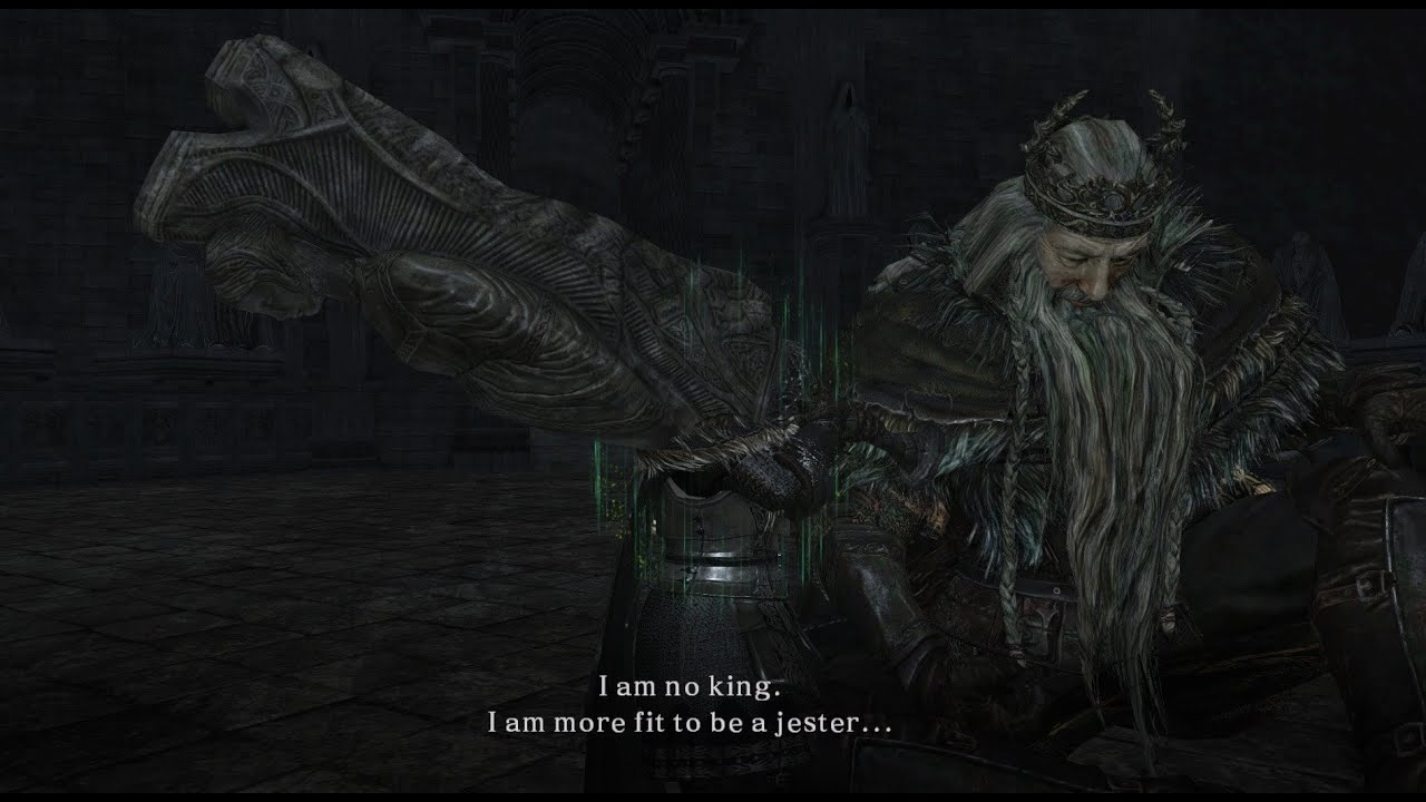 Talking to King Vendrick from the Past - Dark Sous II: Scholar of the ...