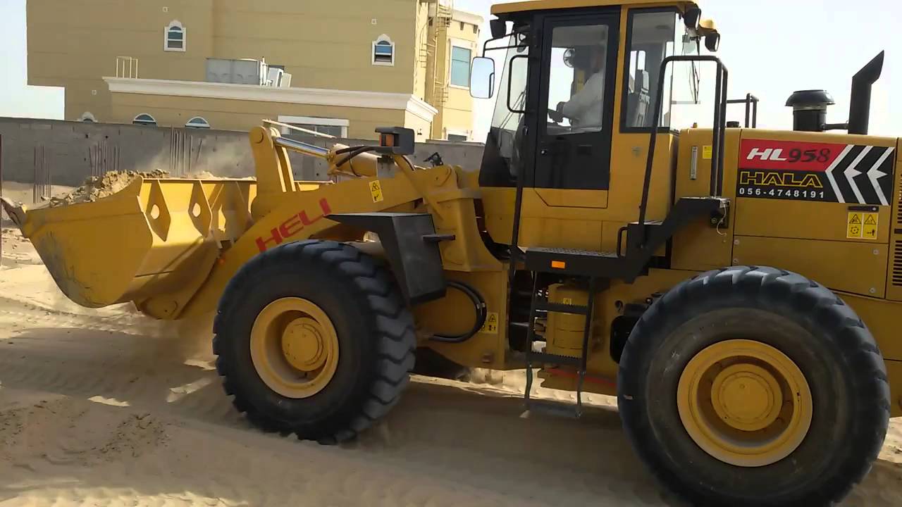Heli wheel loader - YouTube