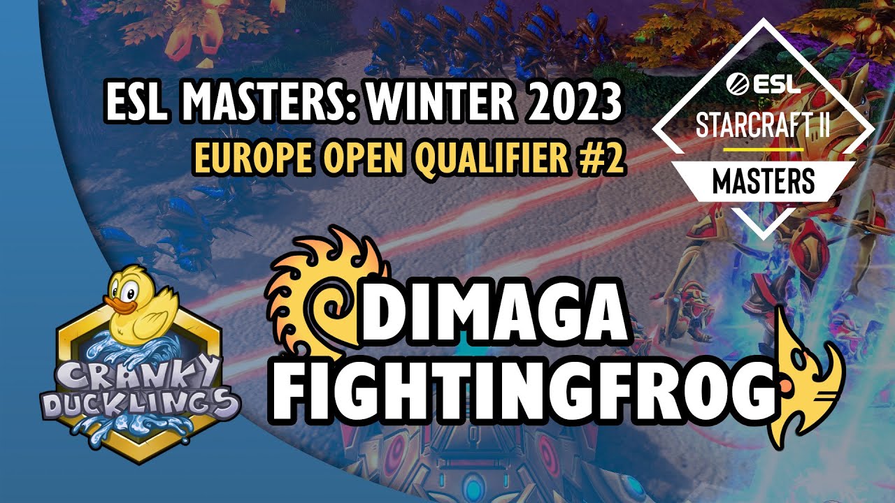 DIMAGA vs FightingFrog - ZvP | ESL SC2 Masters: Winter 2023 Europe Open ...