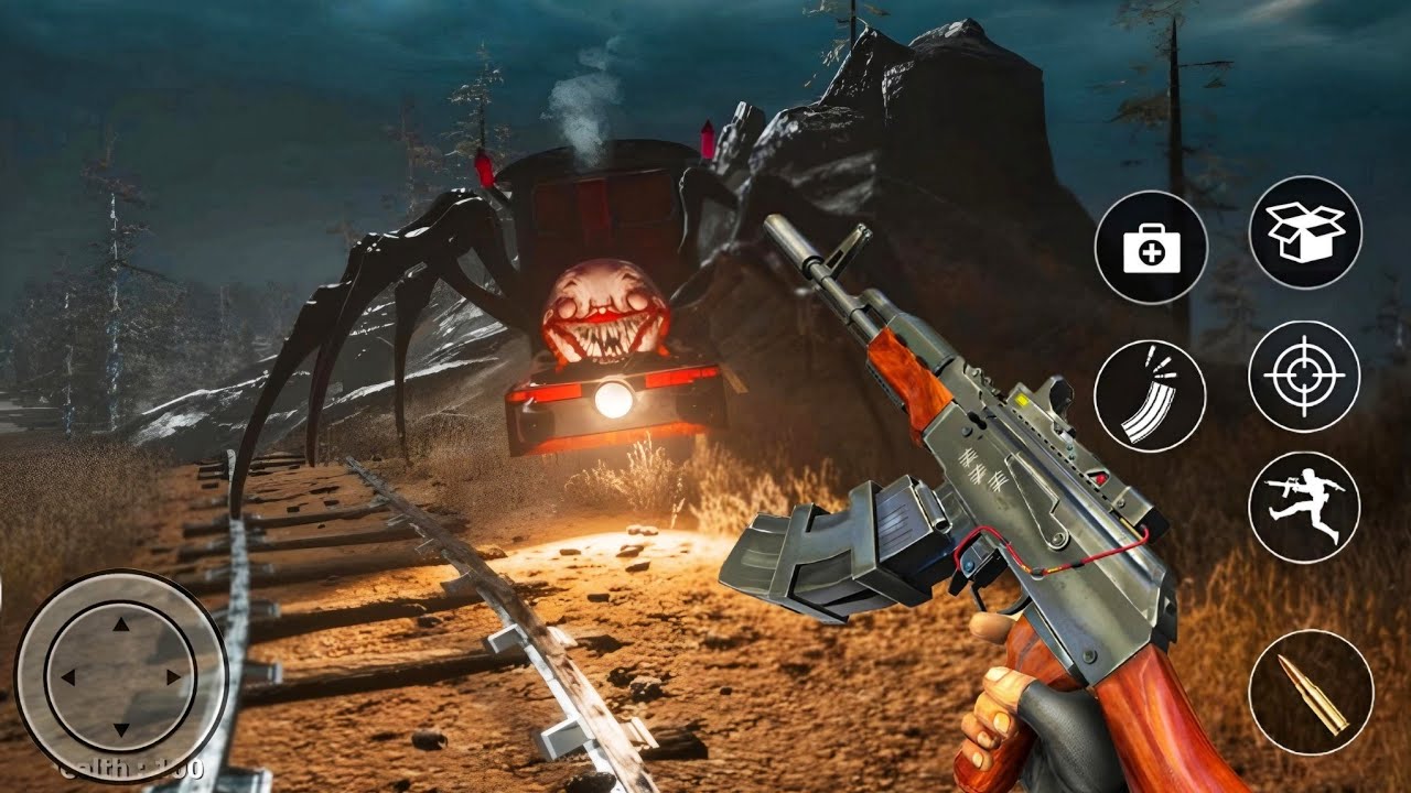 Choo Choo Scary Train - Scary FPS Shooting Game - Android Gameplay ...
