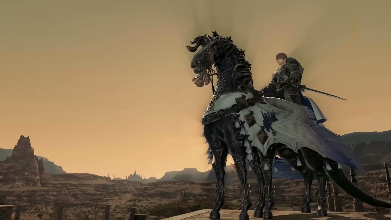 Final Fantasy XIV: Endwalker [PS4/PS5/PC] New Mount “Arion” - YouTube