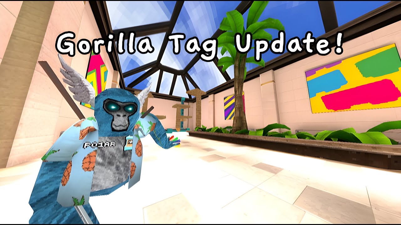 Gorilla Tag Added ROBOTIC BOTS??? (new secret tunnel in skatepark ...