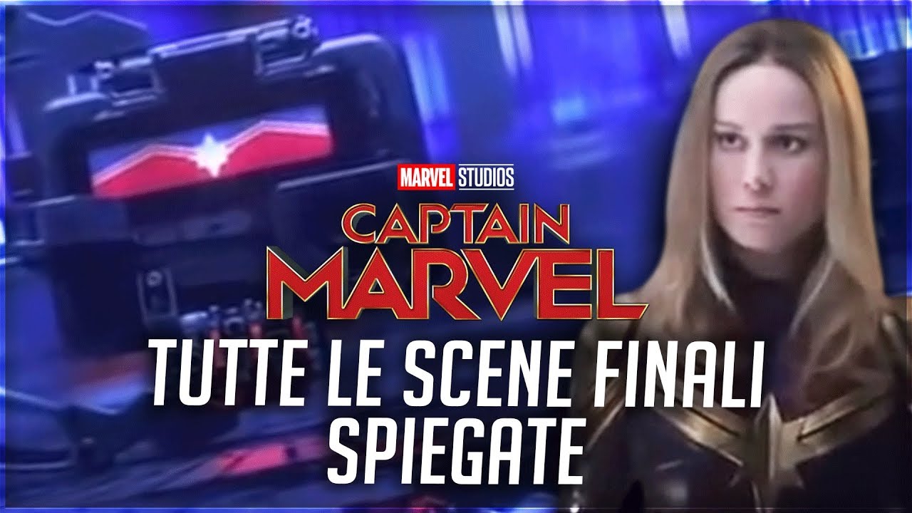 Captain Marvel | TUTTE LE SCENE FINALI SPIEGATE - YouTube