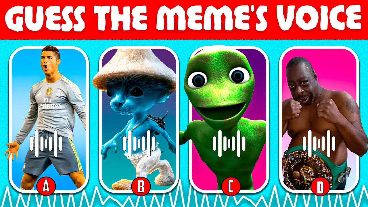 Guess Meme Voice |Smurf Cat, Suii, That One Guy, El Chombo - YouTube