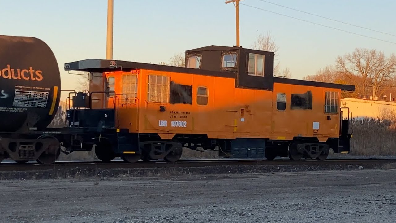 CN 5604 with old hydro one caboose - YouTube