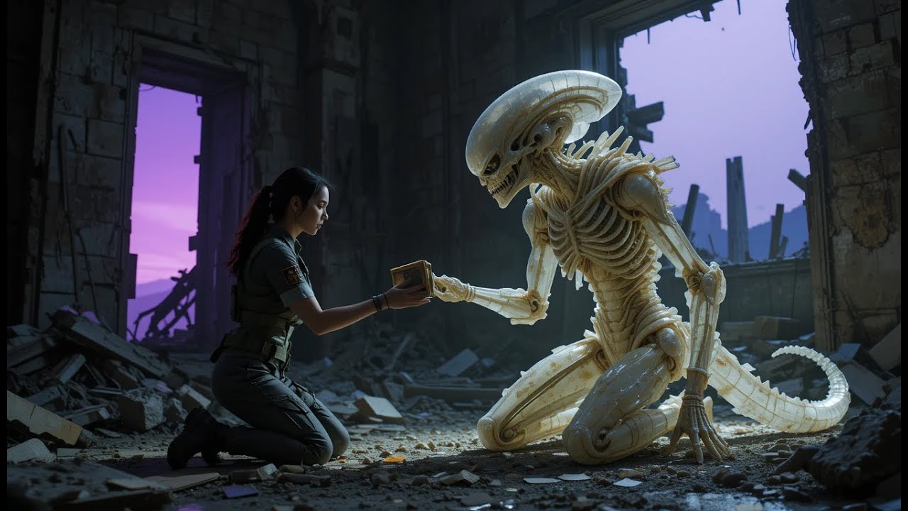 Elderly Alien Was Starving, Only the Human Soldier Decided to Save Him ...