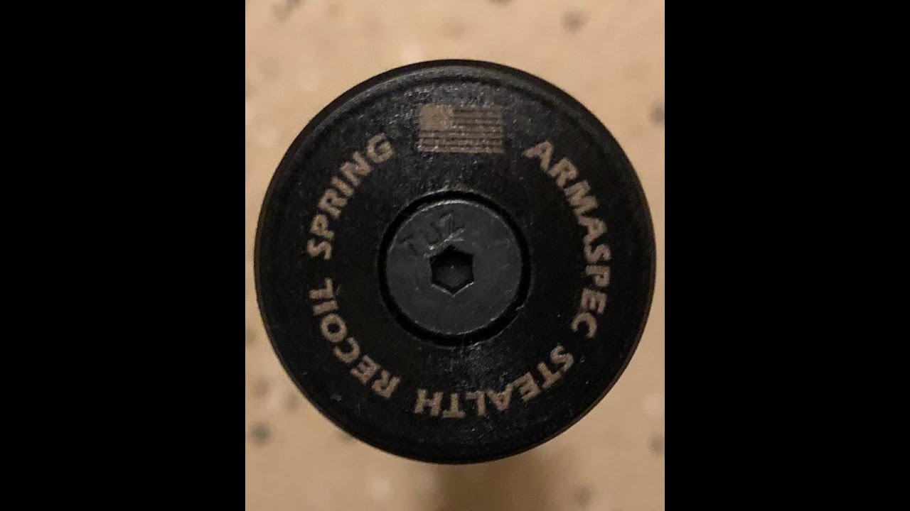 Armaspec Stealth Recoil Spring - YouTube
