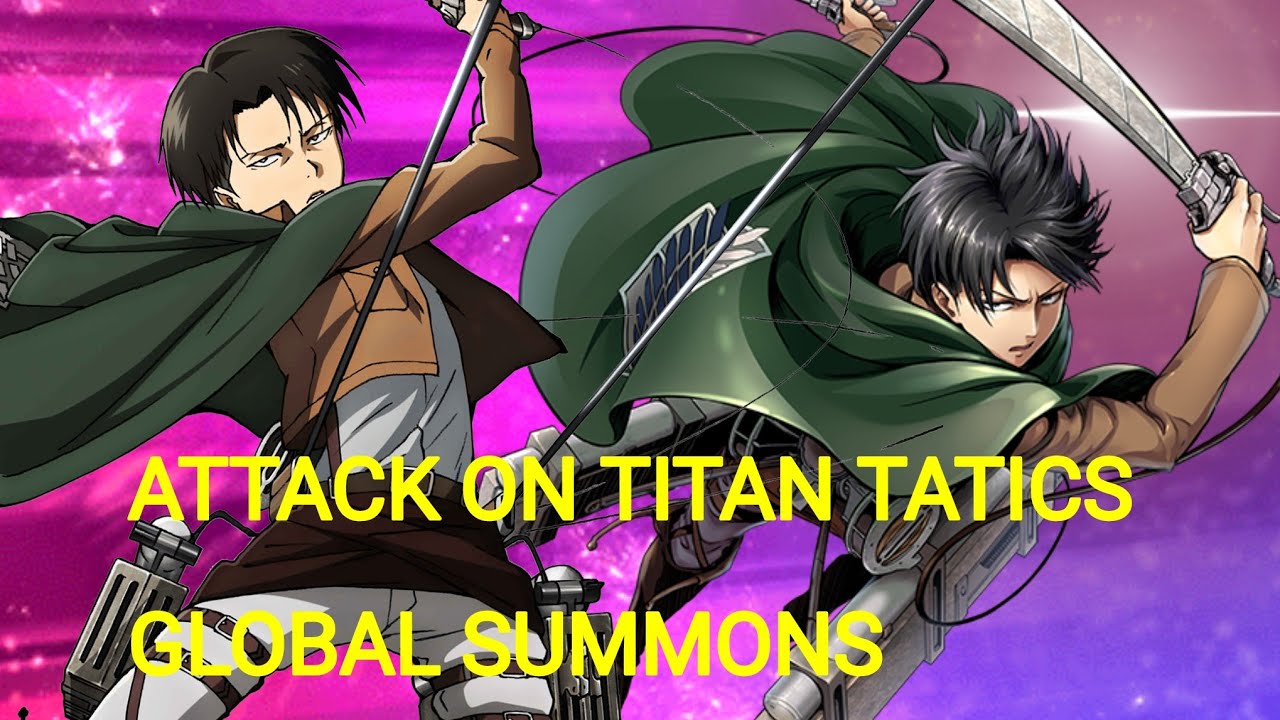 AOT TATICS GLOBAL IS HERE TIME TO SUMMON(ATTACK ON TITAN TATICS) - YouTube