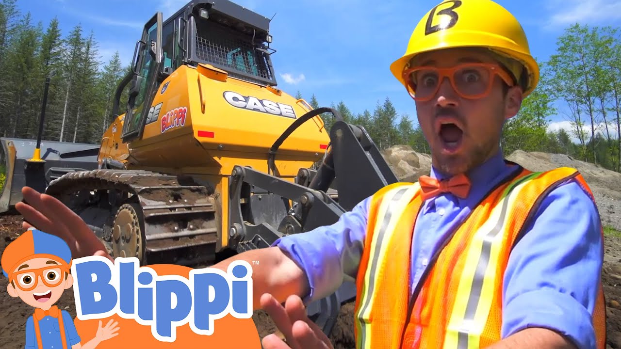 Blippi Learns About Bulldozers! | Construction Vehicles For Children ...