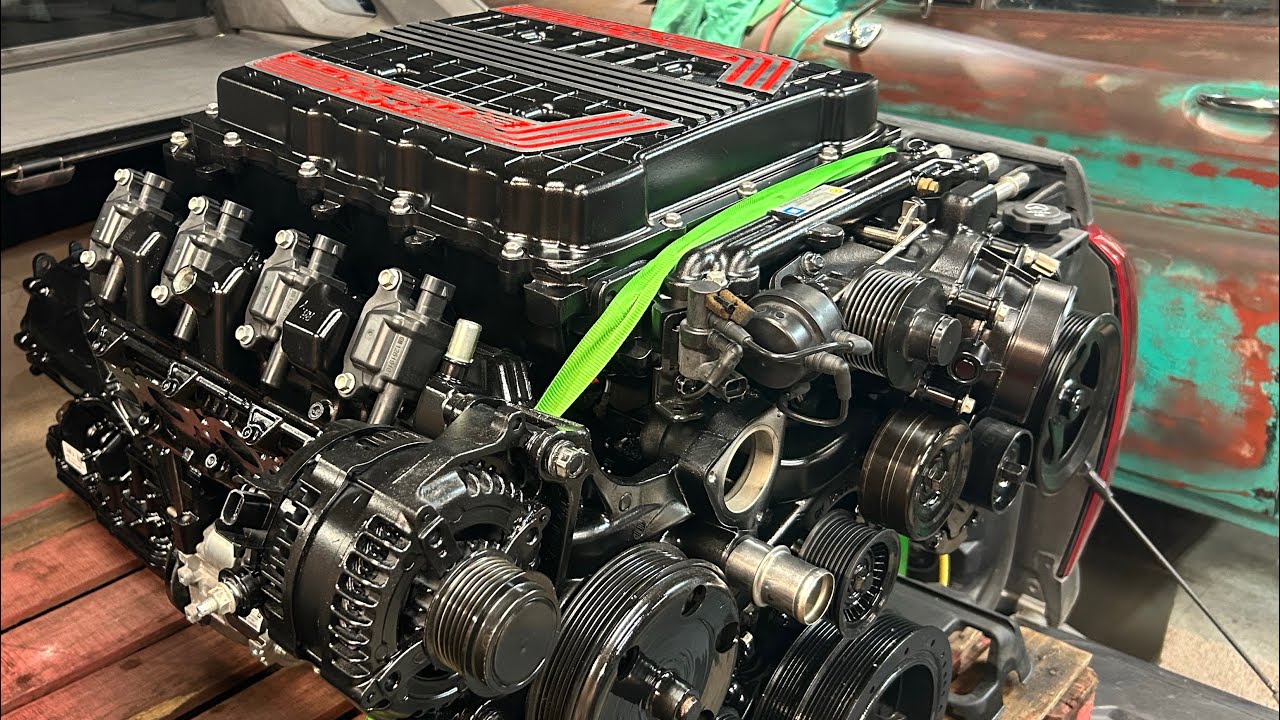 Murdered out #LT4 build & dry to wet sump conversion #LTswap #LS #l83 # ...