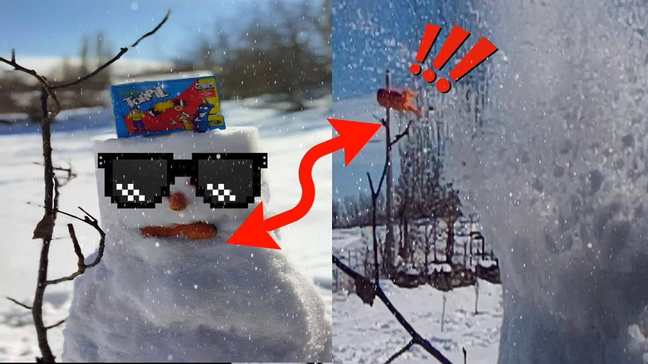 Who knew making and DESTROYING a Snowman Could be this Fun? 😱 - YouTube