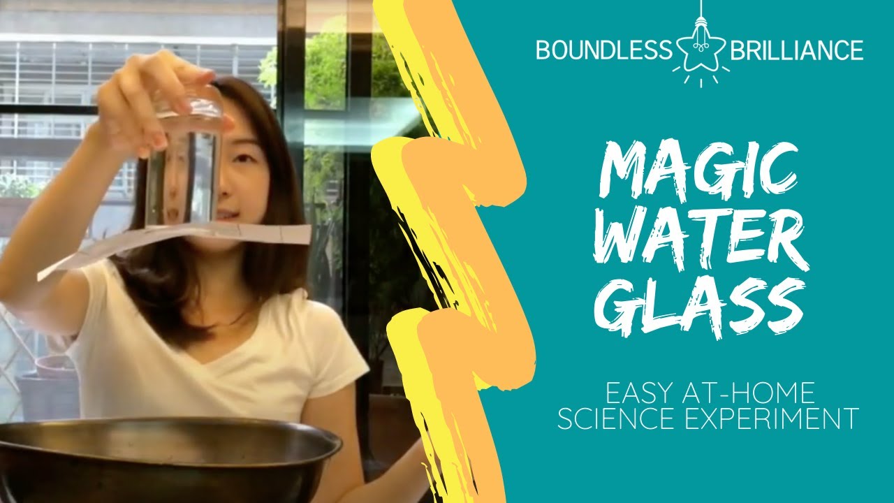 Magic Glass! | Easy Physics Experiment for Kids - YouTube