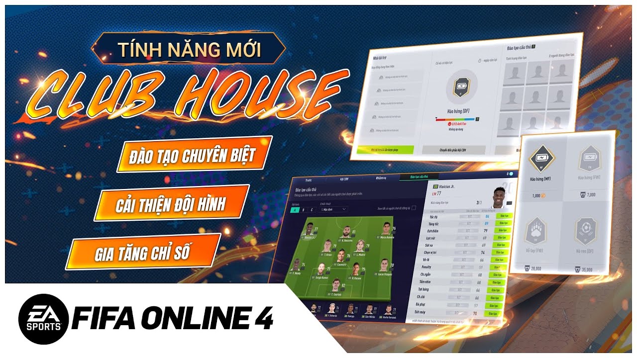 Hướng Dẫn Tính Năng Mới Club House | FIFA Online 4 - YouTube