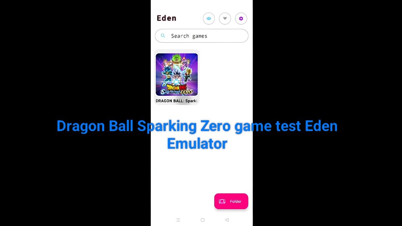 Dragon Ball SPARKING Zero Game Test on Eden Emulator - YouTube
