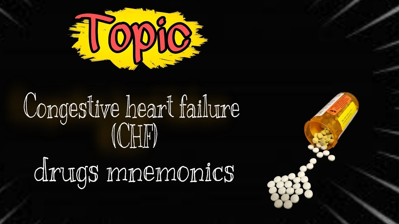 Congestive heart failure (CHF) drugs mnemonics - YouTube
