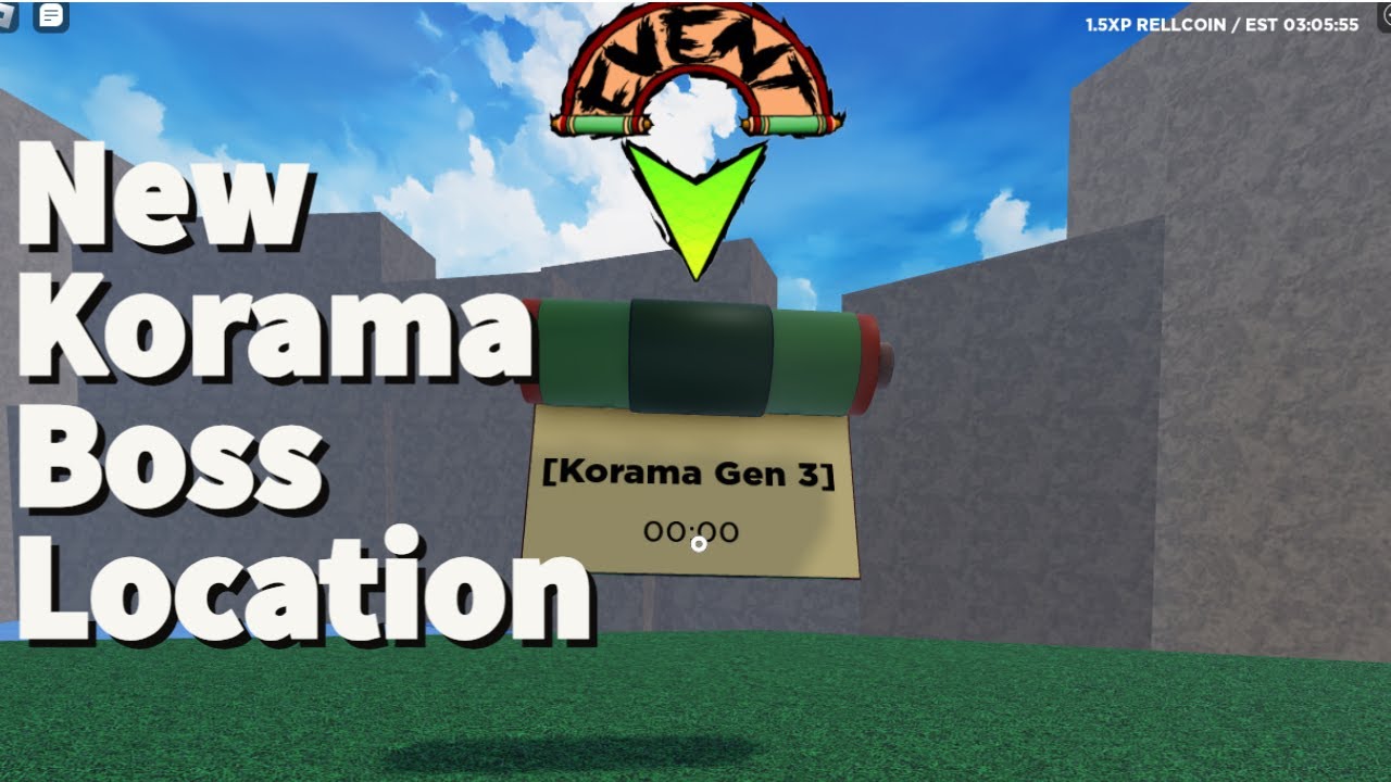 Korama Gen 3 Spawn Location | Shindo Life - YouTube