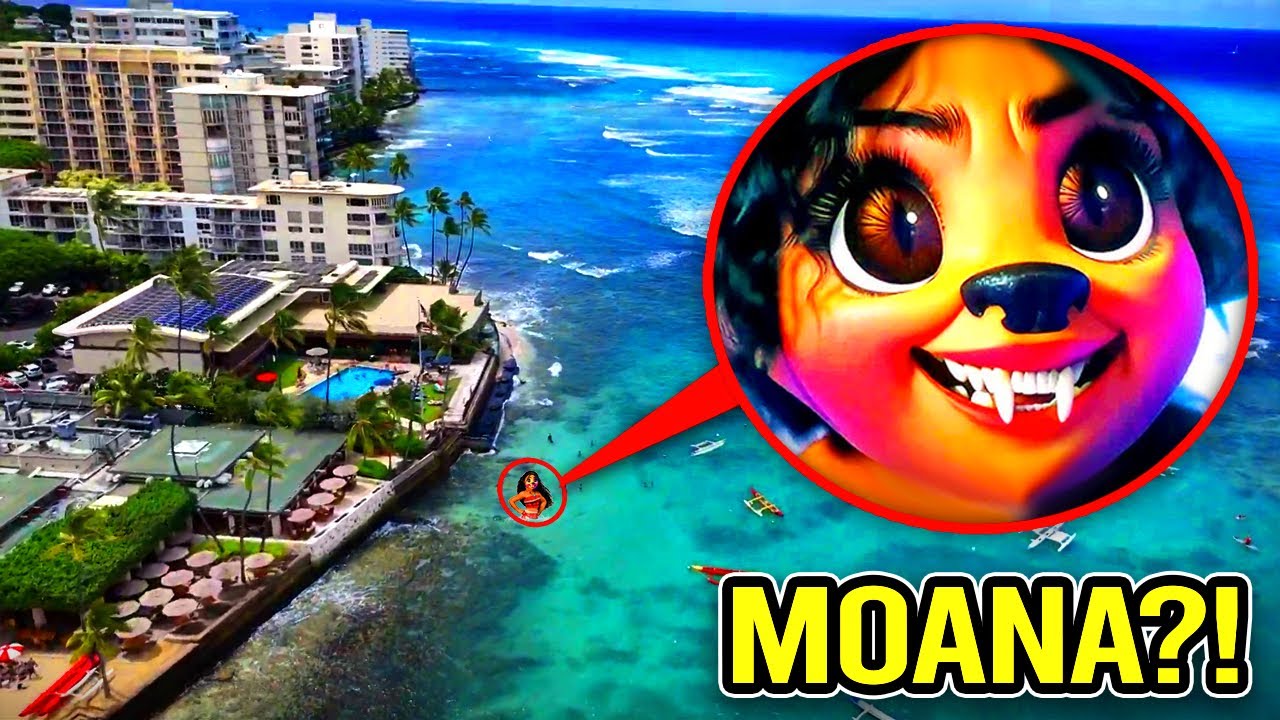 DRONE CATCHES CURSED MOANA IN REAL LIFE!! (ON CAMERA) - YouTube