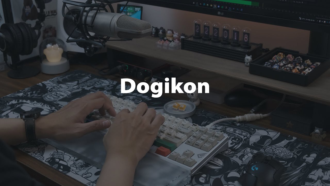 Dogikon | Frog by Geonworks | Aluminum Plate | Switch Sounds #93 - YouTube