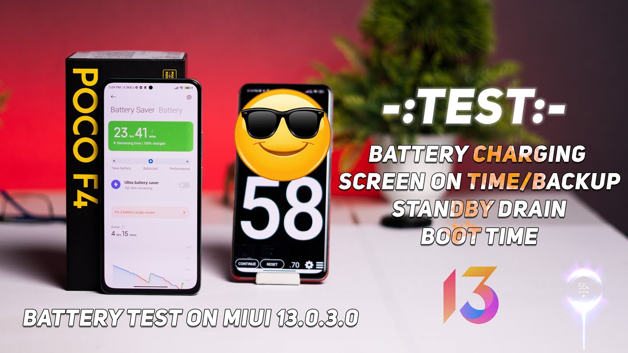 POCO F4 battery Test After MIUI 13.0.3.0 Update, Drain, Backup, Boot ...