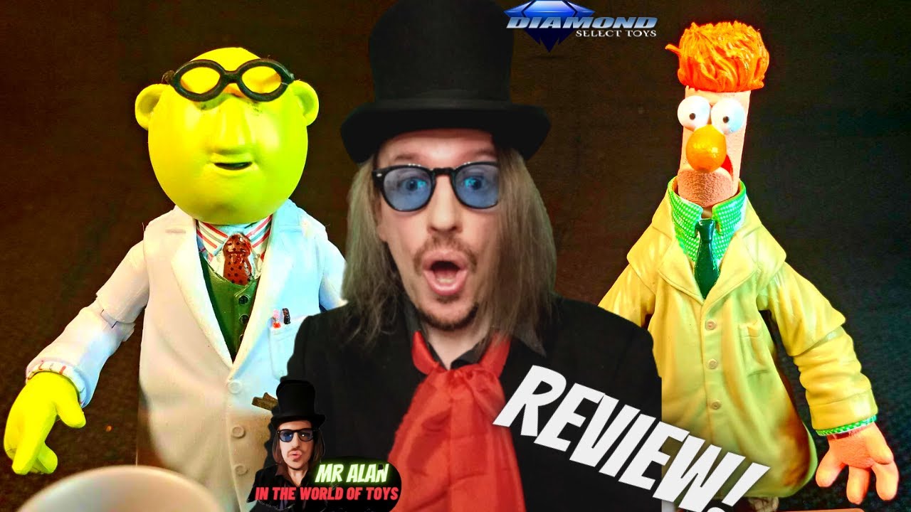 The Muppets Bunsen Honeydew And Beaker Figures Review! Diamond Select ...