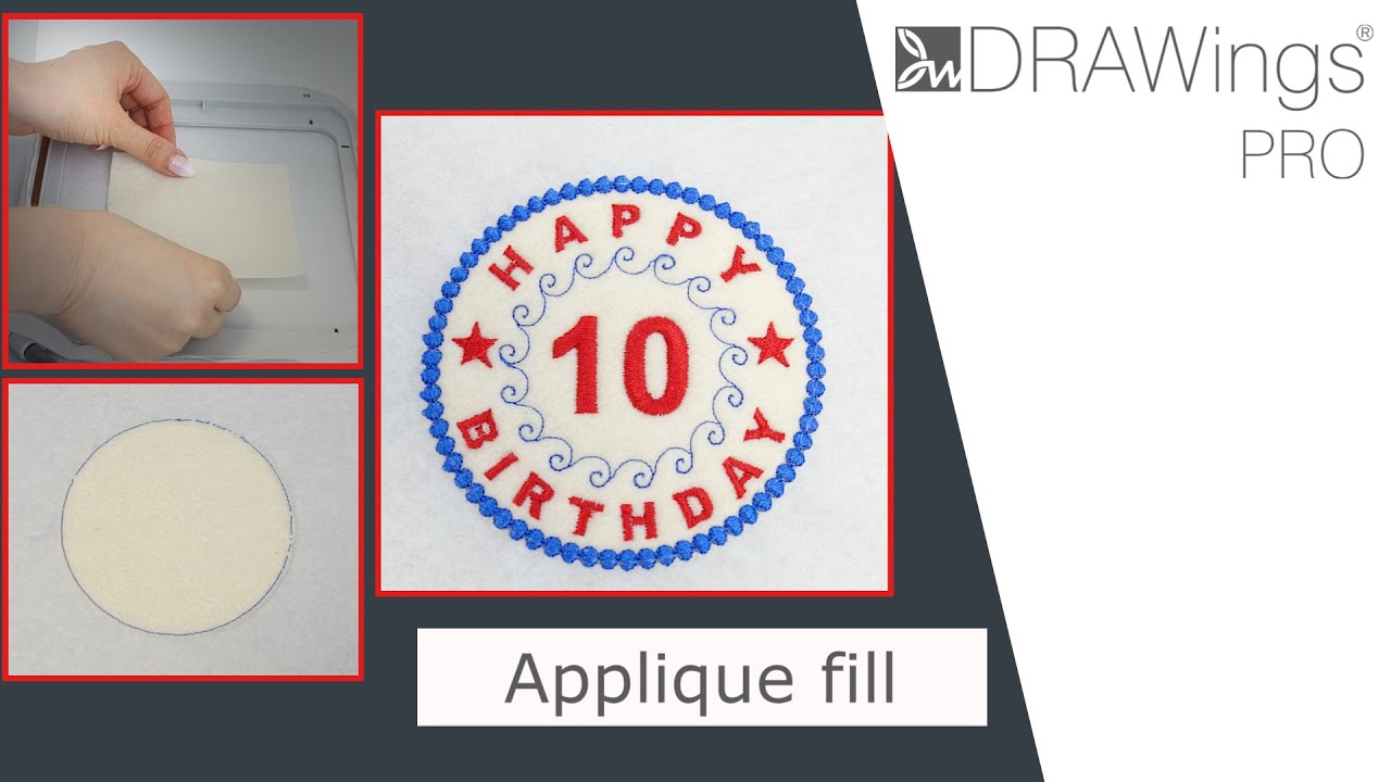 How to Work with Applique in Embroidery: Step-by-Step Guide - YouTube