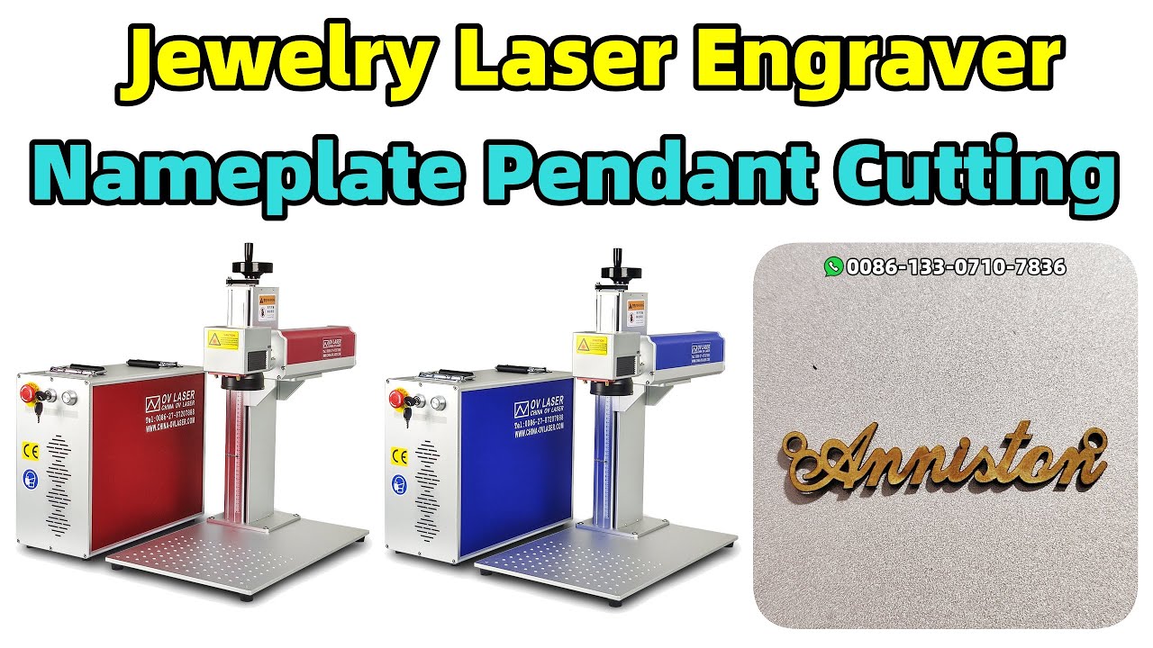1mm Nameplate Cutting | 100w jewelry fiber laser cutting machine gold ...