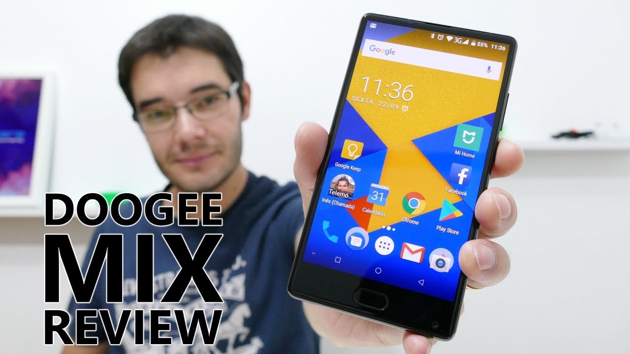 Doogee MIX REVIEW - design moderno a baixo preço - YouTube