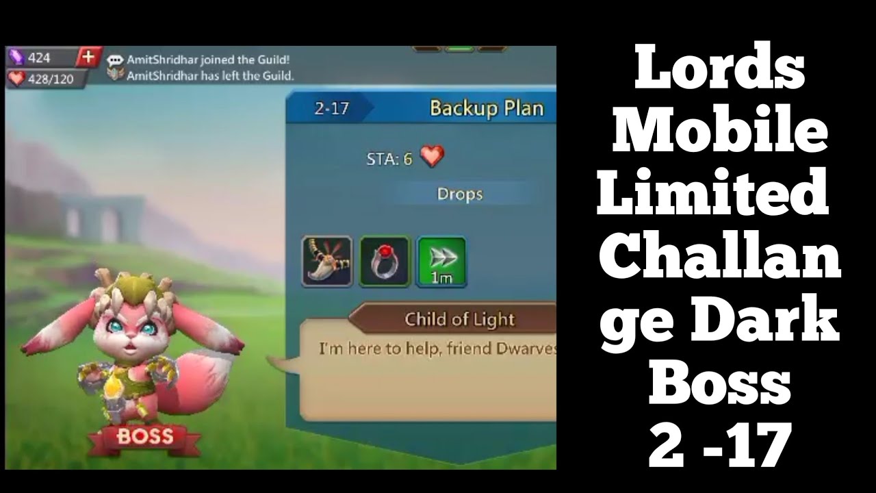Lords Mobile Challenge 2-17 || Boss Challenge Attack @gamesumarwal3037 ...