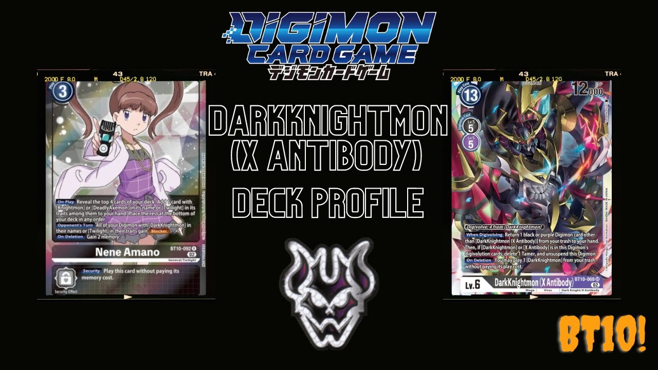 Digimon TCG| DarkKnightmon X Deck Profile | Digimon BT10 | Time2play ...