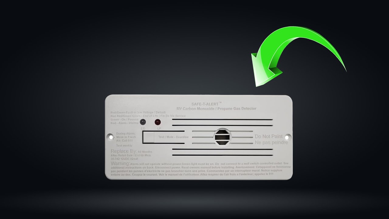 Watch Me Install the new Safe-T-Alert Dual LP/CO Alarm - 12V, 35 Series ...