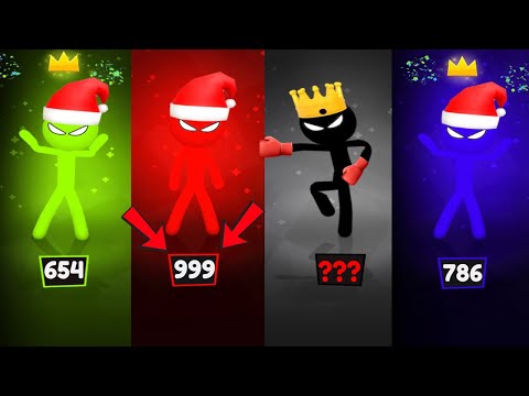 Stickman Party - Tournament Mode 1234 Player Random | Gameplay Walkthrough Part 112 MiniGames Update