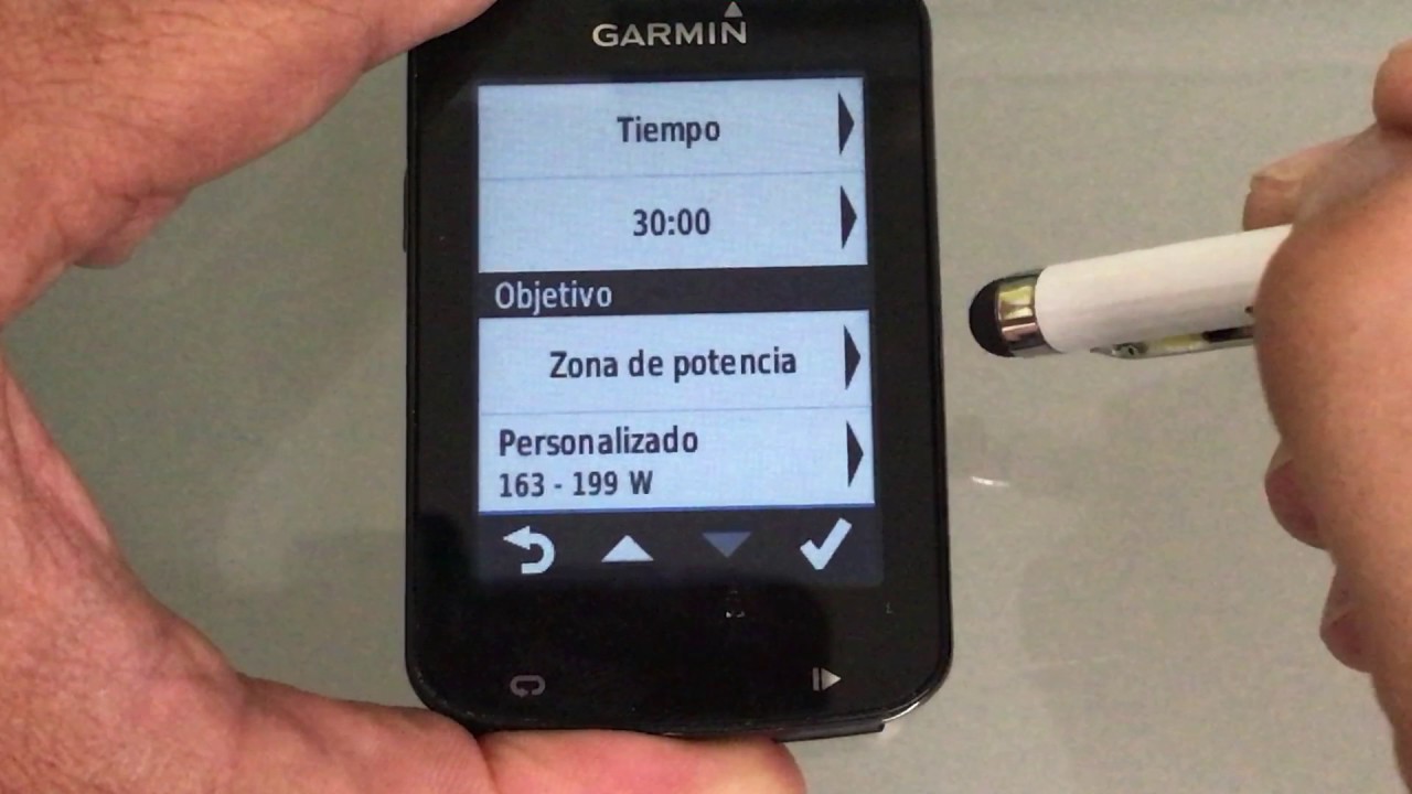 Abrir entrenamiento del dia en Garmin 820 desde la aplicacion ...