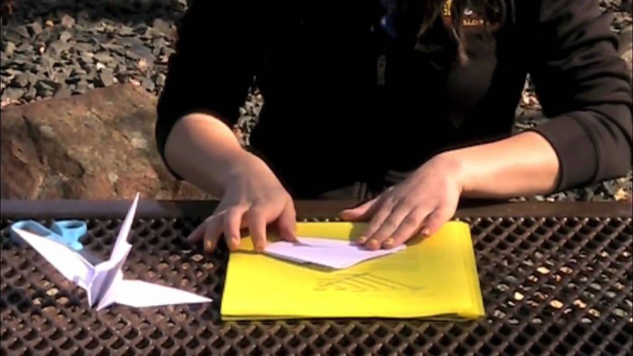 How to Make a Paper Crane - YouTube
