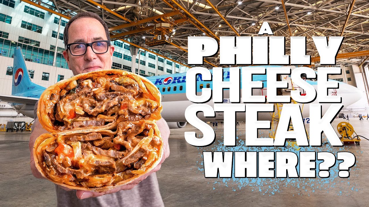 YOU WON'T BELIEVE WHERE WE MADE THIS INSANE PHILLY CHEESESTEAK... 🤤 ️ ...