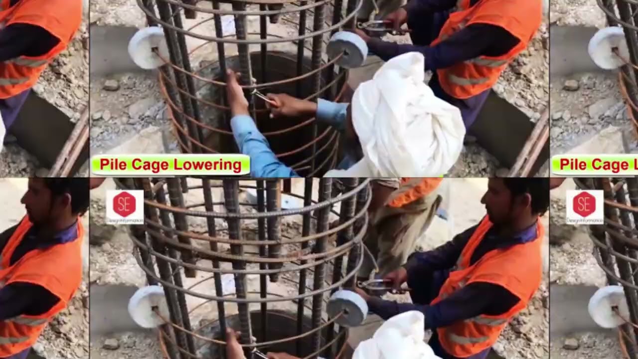 Deep Pile Foundation Construction. #construction #Structures # ...