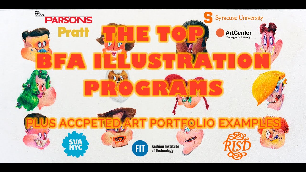The TOP SIX BFA ILLUSTRATION Programs - PLUS! Accepted Art Portfolio ...