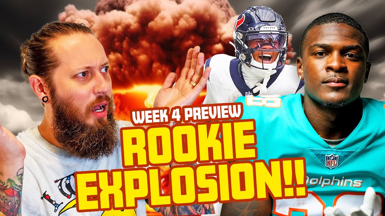 Week 4 Fantasy Football Preview: The Rookie Explosion! | Squirrel ...
