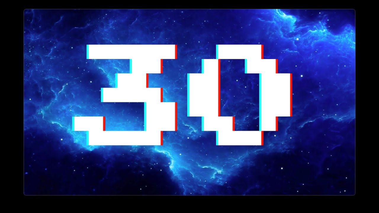 30 Second Timer with Music/Space, Sci Fi Theme - YouTube