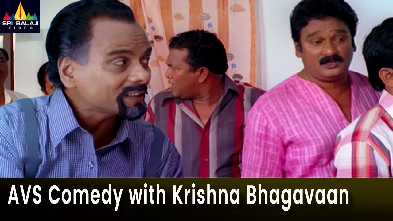 AVS Comedy with Krishna Bhagavaan | Modati Cinema | Telugu Movie Scenes ...