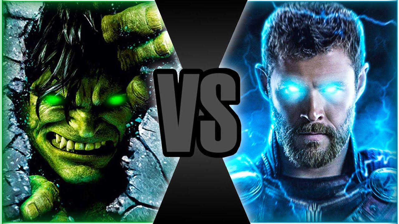 Hulk vs Thor || Comic Comparison || The Incredible Hulk vs God of ...
