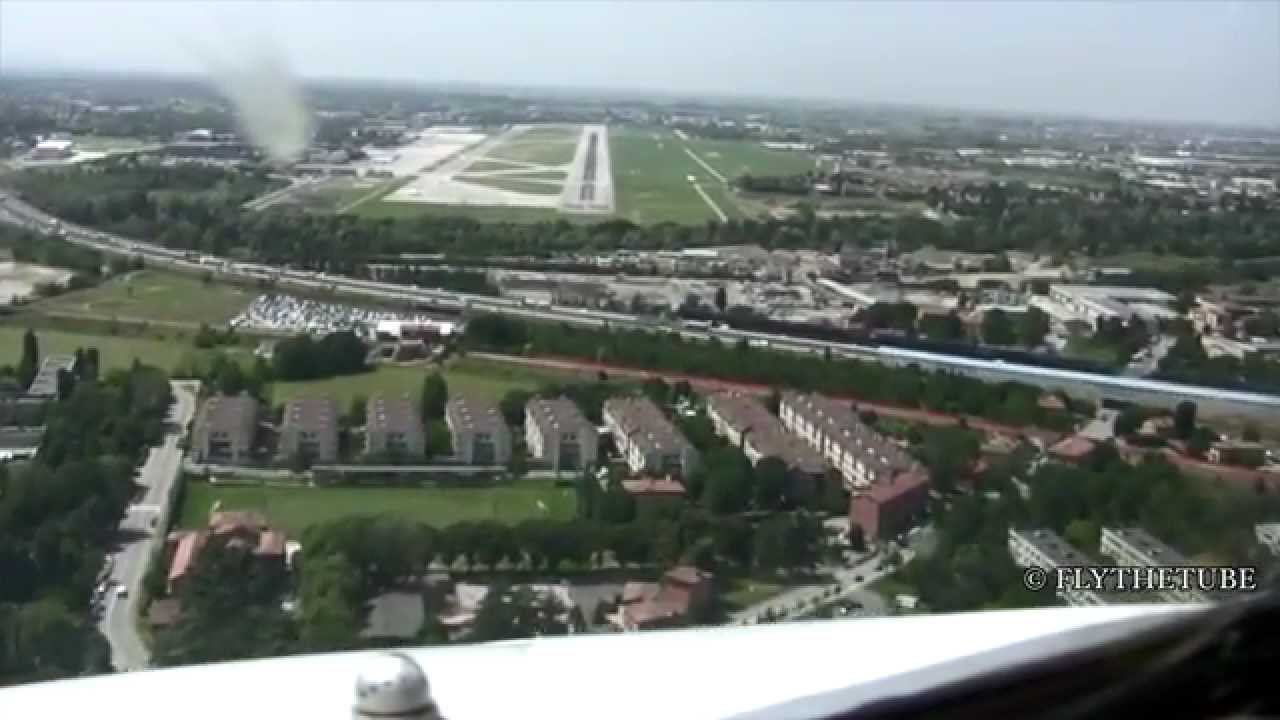 VOR Approach to RWY30, Bologna ( LIPE / BLQ ) Airport, HD Cockpit View ...
