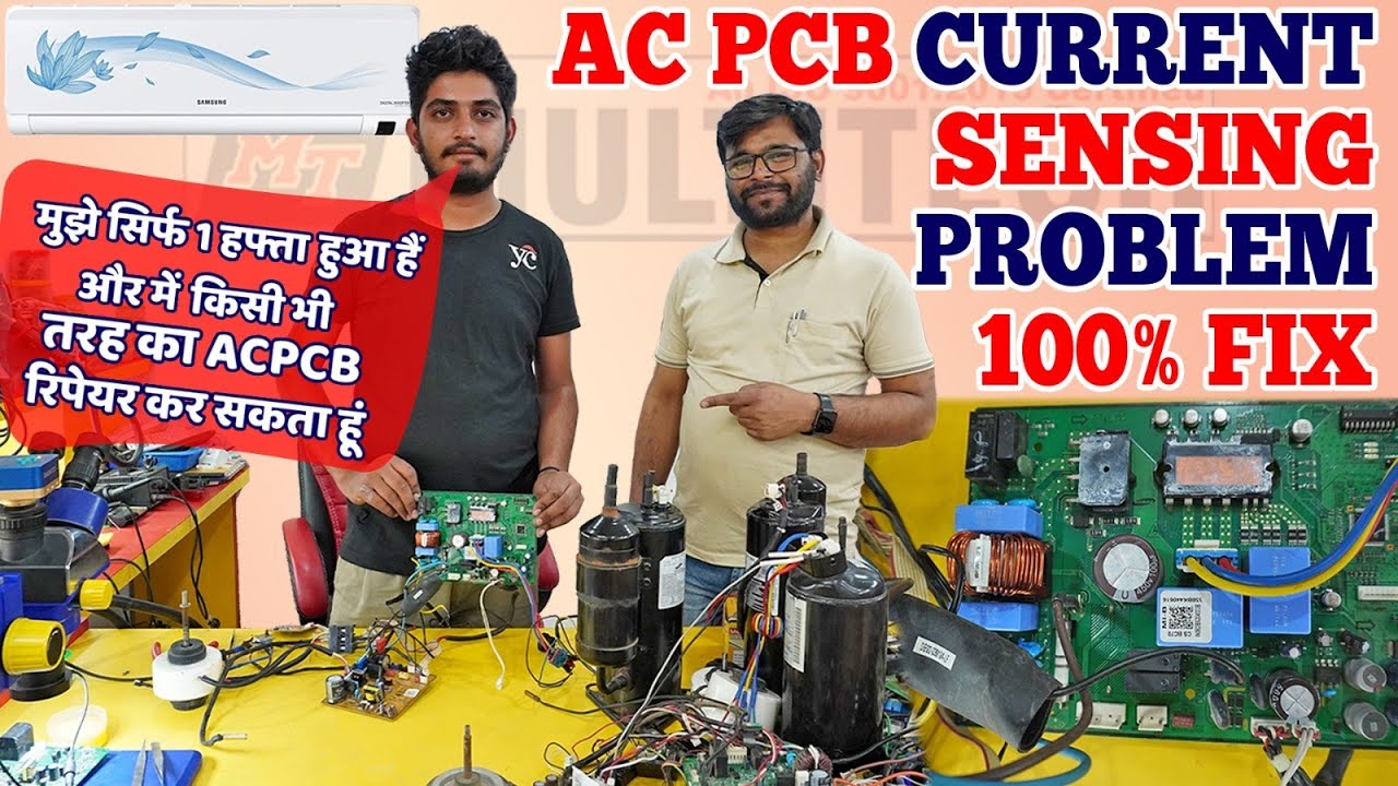Inverter AC PCB Repair | AC Compressor Not Working Repair | Fixed Ac pcb Current Sensing problem ...
