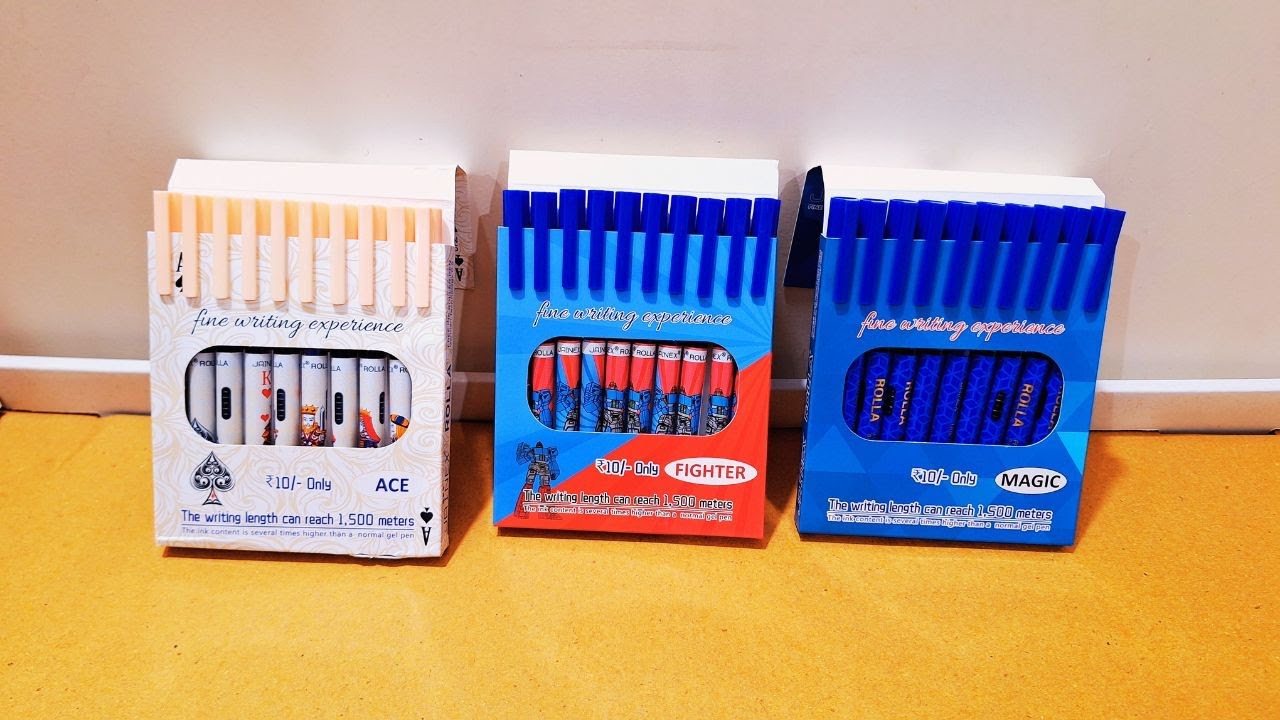 Unboxing and Review of Jainex ROLLA Needle tip Liquid ink Pen ...