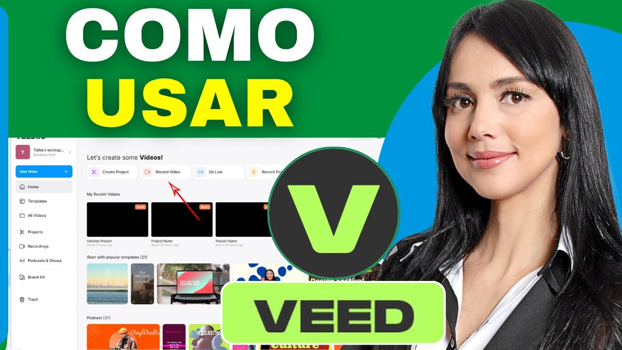 Como Usar Veed Io | Veed Io Tutorial Español (Guia Completo 2025) - YouTube