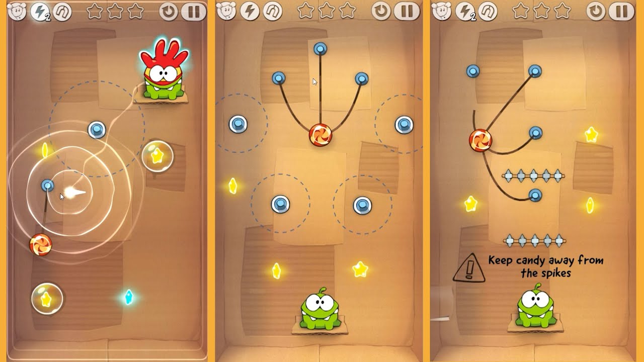 Cut The Rope | Season1 - Part2 | Om Nom Gameplays | Android IOS All ...