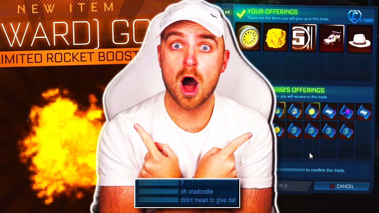 *TRADING SCAM GONE WRONG* The Hilarious Moment When Rocket League ...