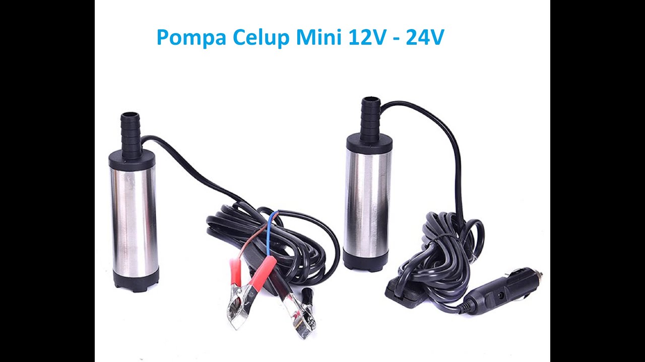 Pompa celup transfer solar 12V 24V DC electric submersible pump - YouTube