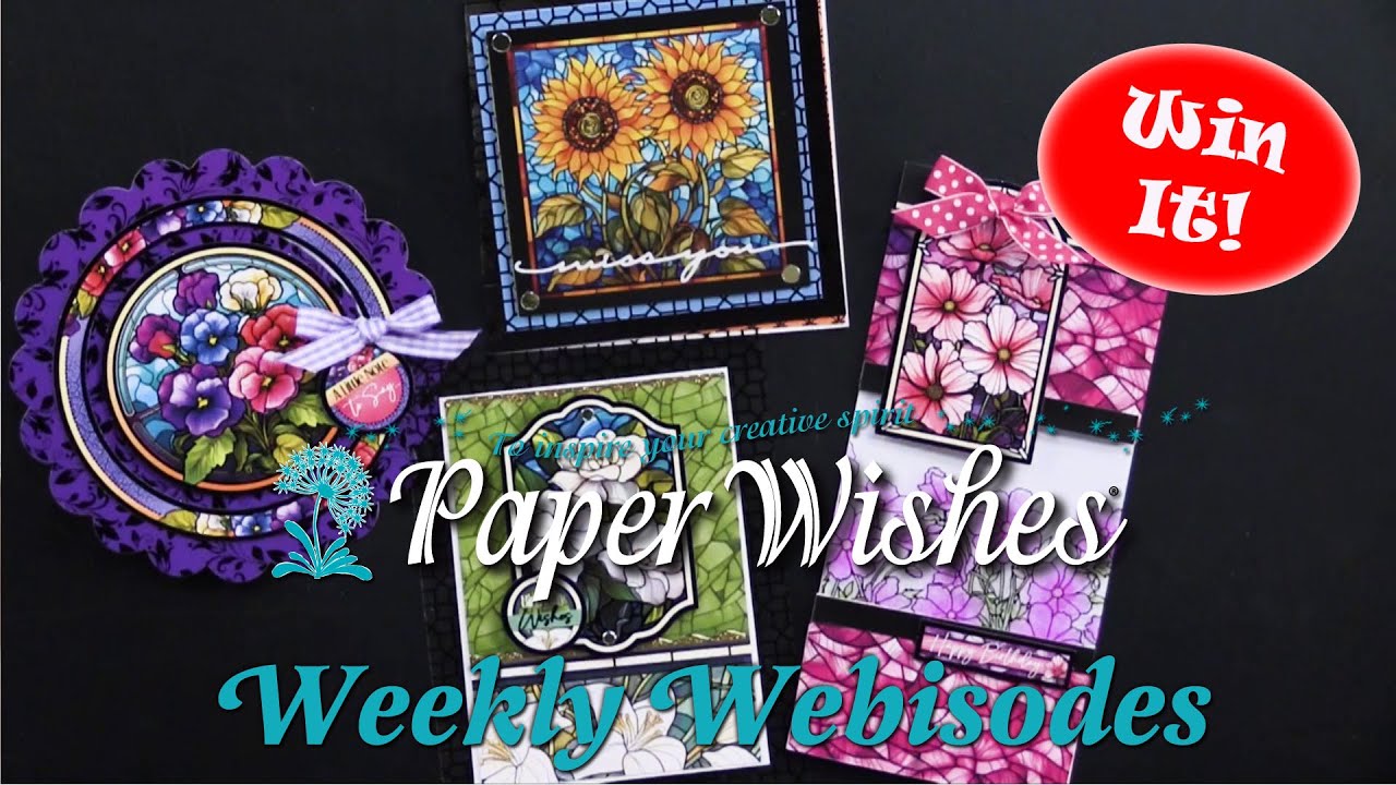 4 Amazing Cards Using Stained Glass Collection by Hunkydory Crafts ...