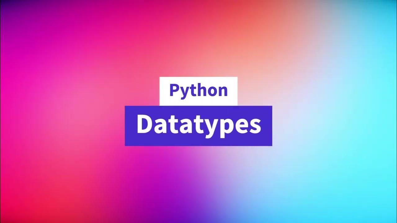 10. Datatypes in Python #python #beginners #pythoncertification #coding #education #course - YouTube
